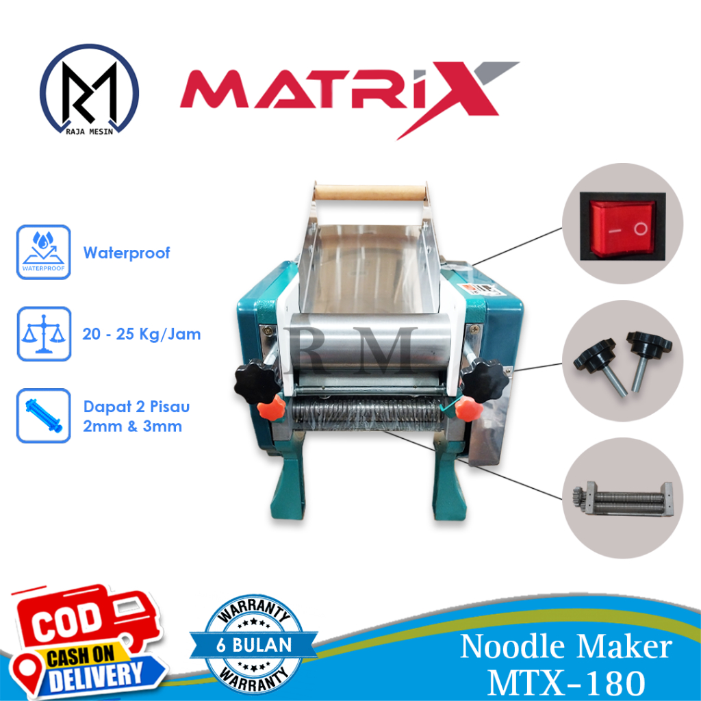 Jual Mesin Giling Mie / Noodle Maker Matrix MTX-180 / MTX-180S ...