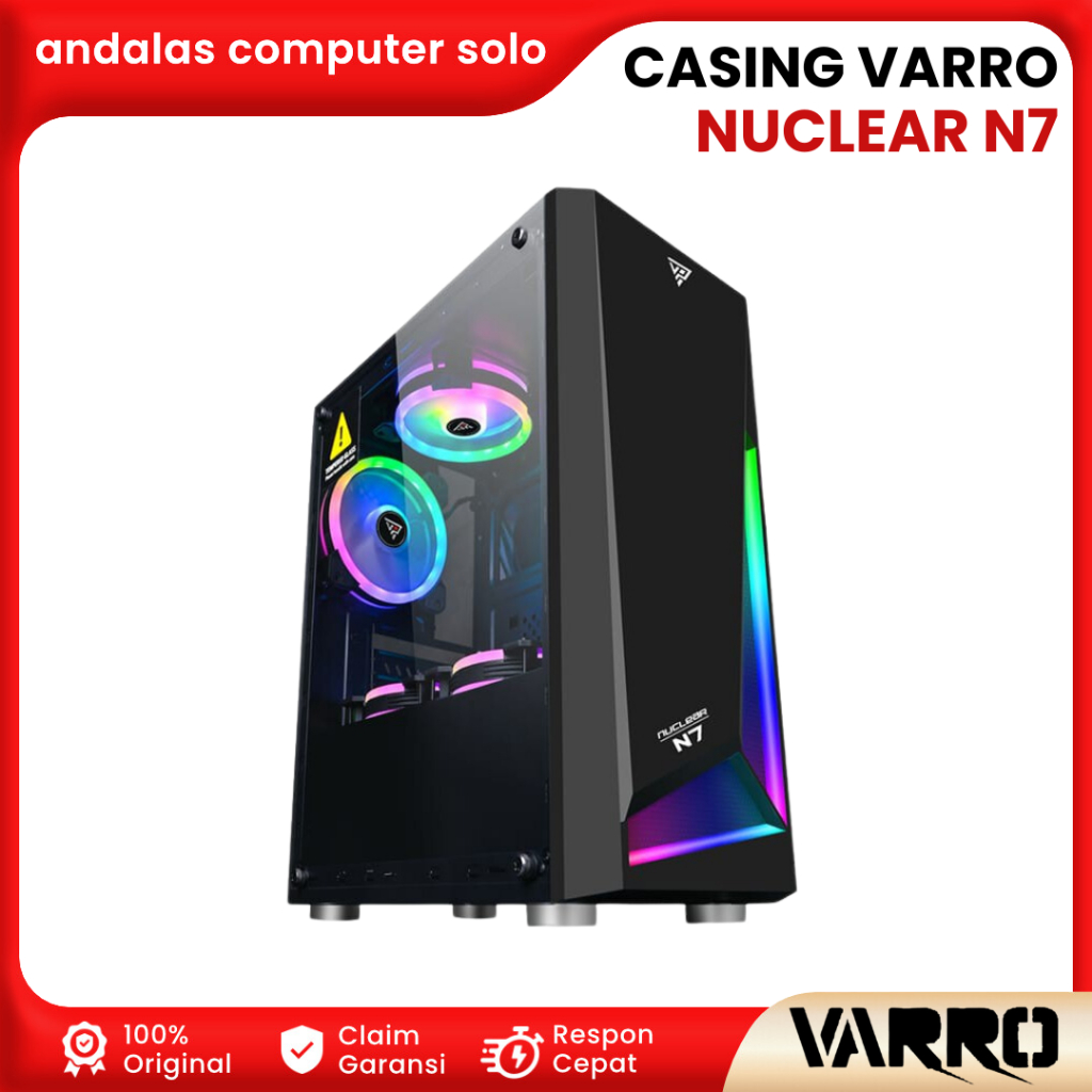 Jual CASING PC GAMING VARRO PRIME NUCLEAR N7 | Shopee Indonesia