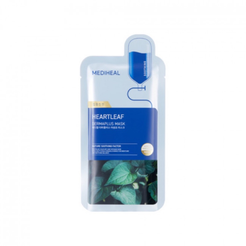 Jual MEDIHEAL Heartleaf Derma Plus Mask | Shopee Indonesia