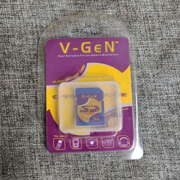 Jual Memory SD Card 1GB V-Gen Original Memori Card Kamera Digital ...
