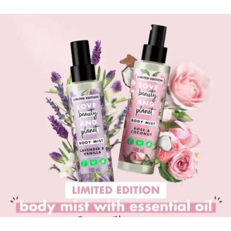Jual Love Beauty and Planet Body Mist 100ml / Body Serum 185ml ORI ...