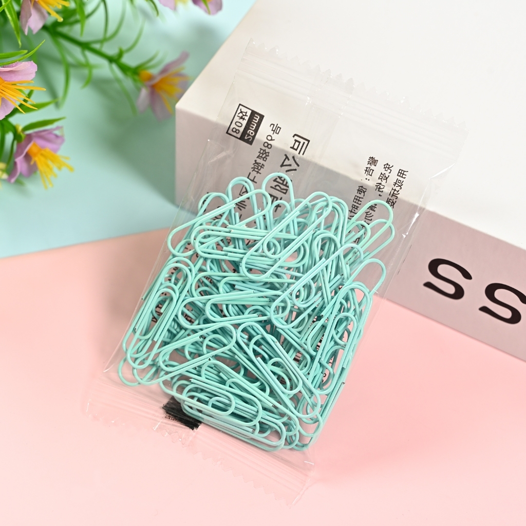 Jual Paper clip metalik/clip metalik/jepitan kertas/klip kertas/klip ...