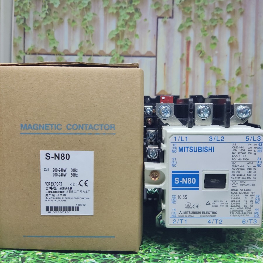 Jual MITSUBISHI KONTAKTOR SN80 sn-80 s-n80 contactor mitsubishi | Shopee Indonesia