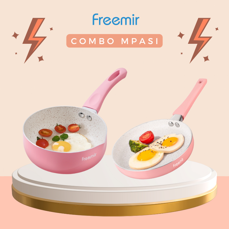 Jual Original KOMBO HARUM freemir Set 2 Pcs Wajan Panci 16 Cm Anti ...