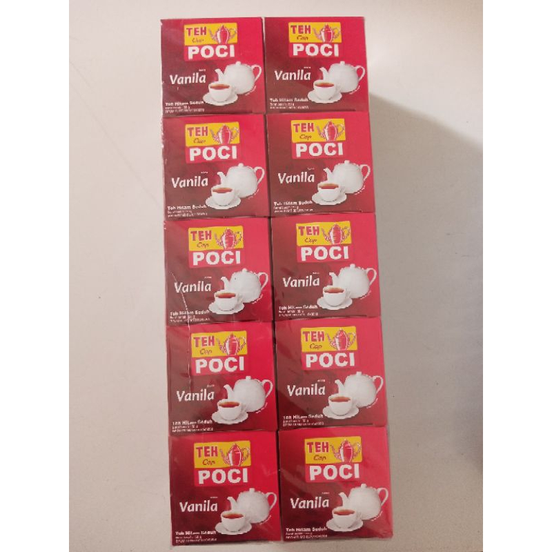 Jual Teh Poci Bubuk Vanilla 50gr x 10pcs (slop) | Shopee Indonesia