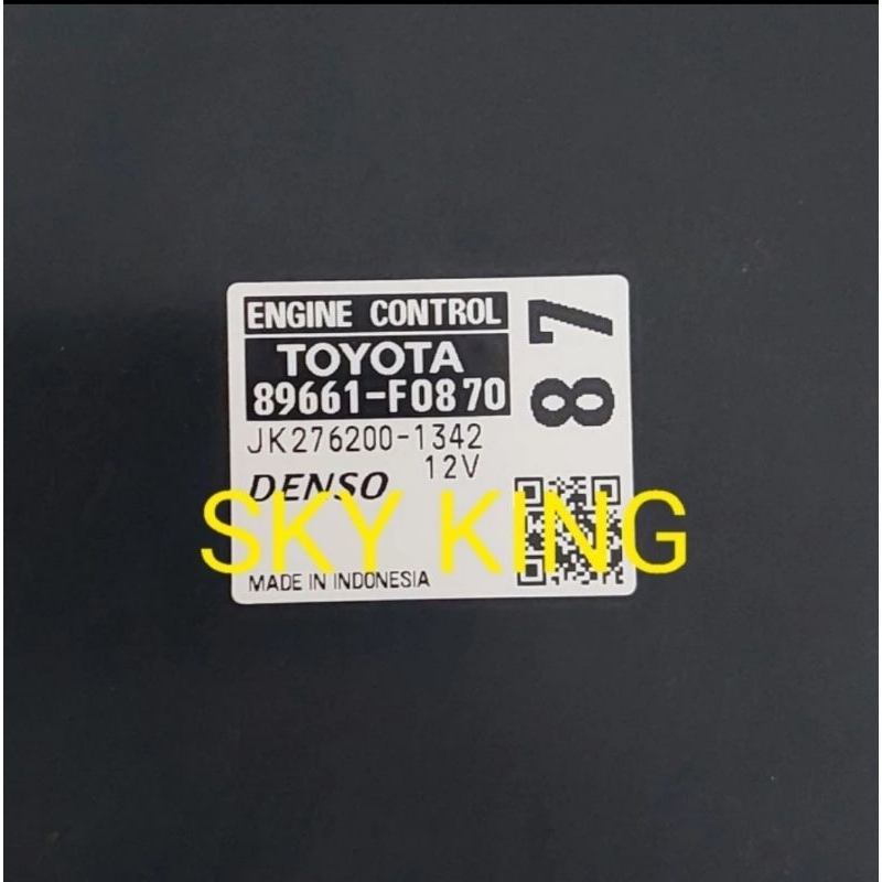 Jual ECU ECM Komputer Computer Engine Control Module Modul Mesin Toyota ...