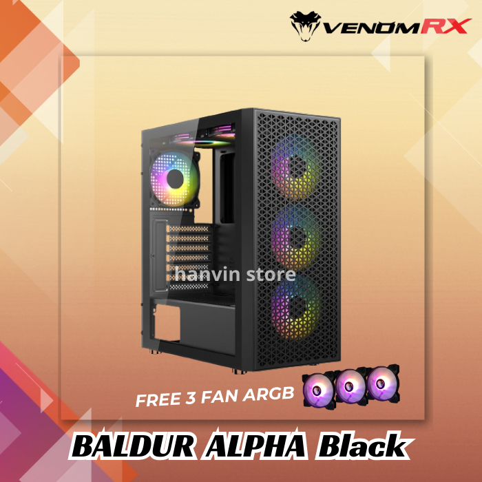 Jual Casing VenomRX Baldur Alpha Black | Shopee Indonesia