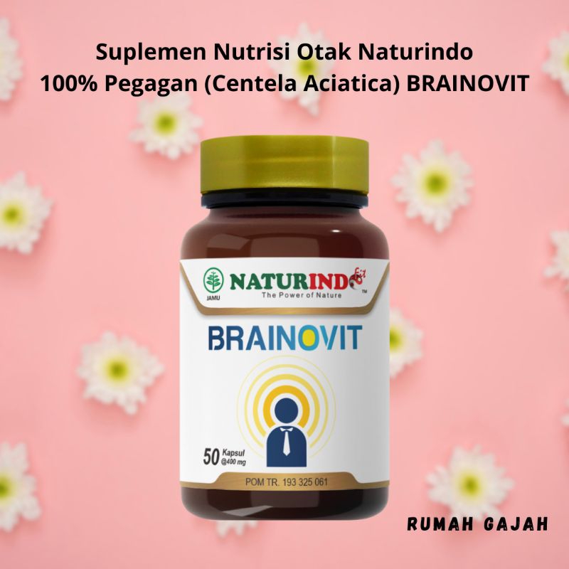Jual Suplemen Nutrisi Otak 100% Pegagan (Centela Aciatica) BRAINOVIT ...