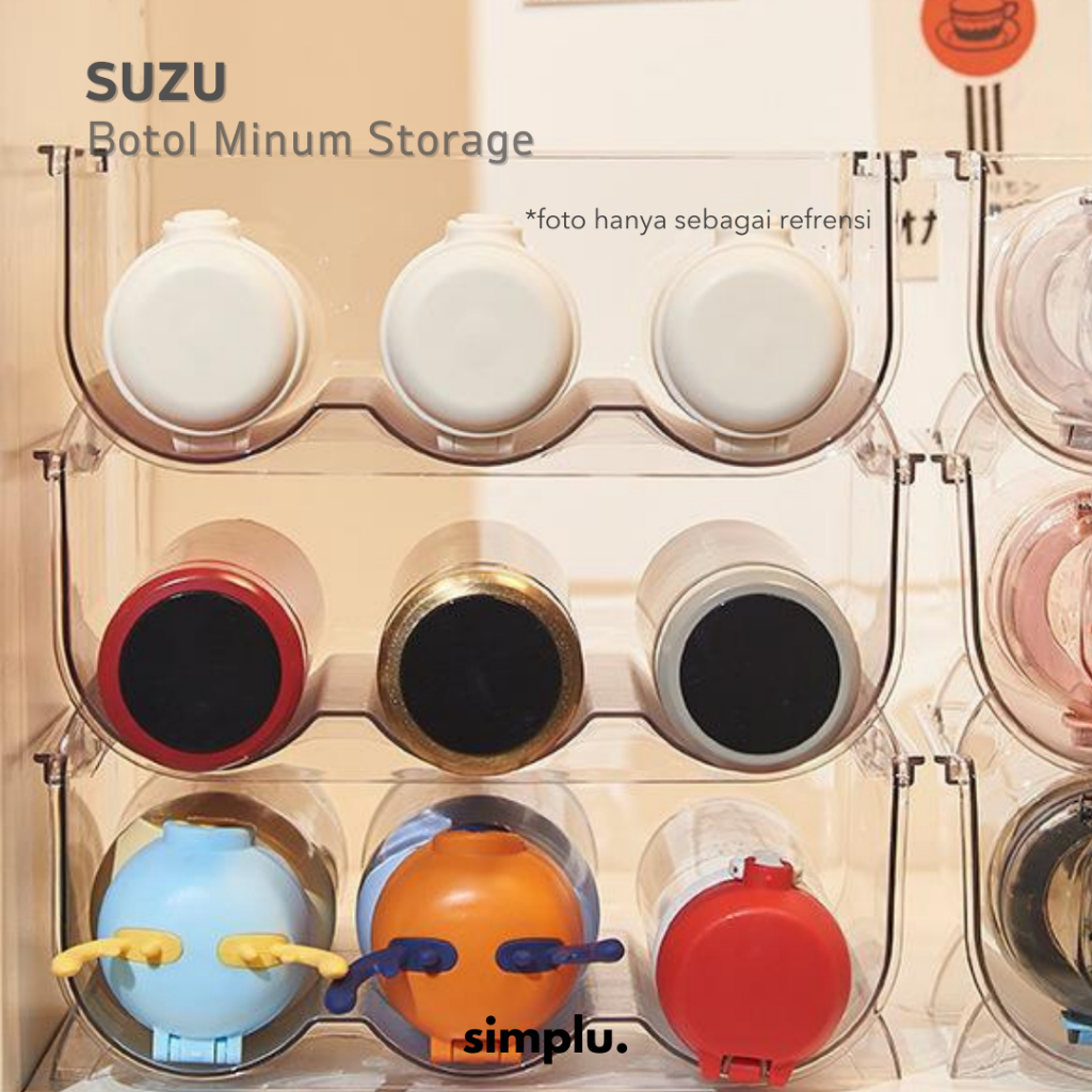 Jual SIMPLU Suzu - Botol Minum Storage Stackable / Tumbler Storage ...