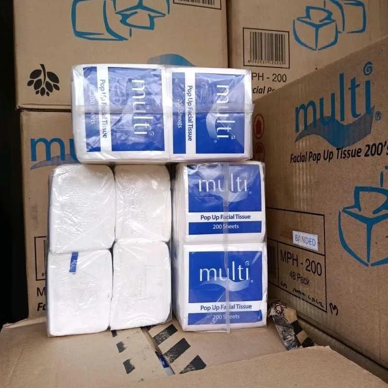 Jual Tessa Tissue Multi Pop Up Higenic 2ply 200 sheets x 4pcs | Shopee ...