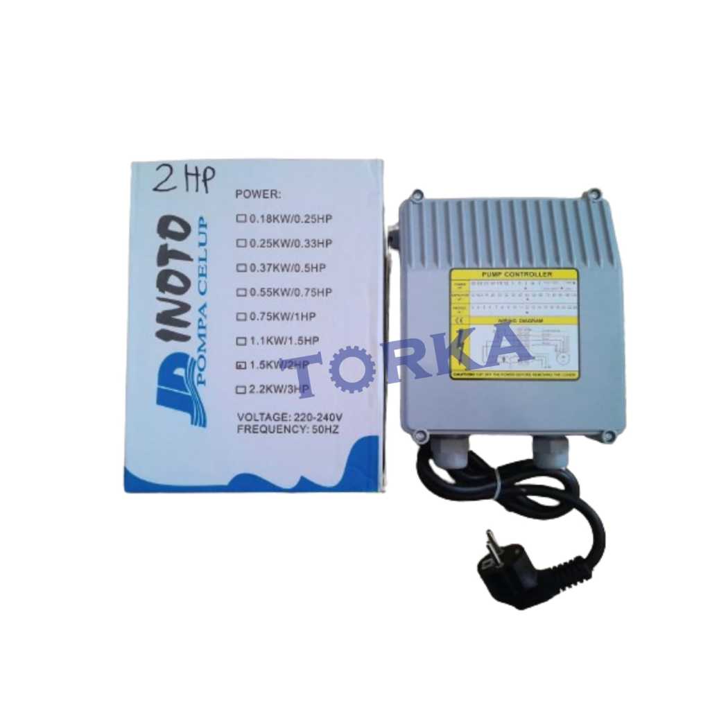 Jual Control Box Pompa Submersible Pompa Satelit INOTO 1/4HP 1/3HP 1 ...