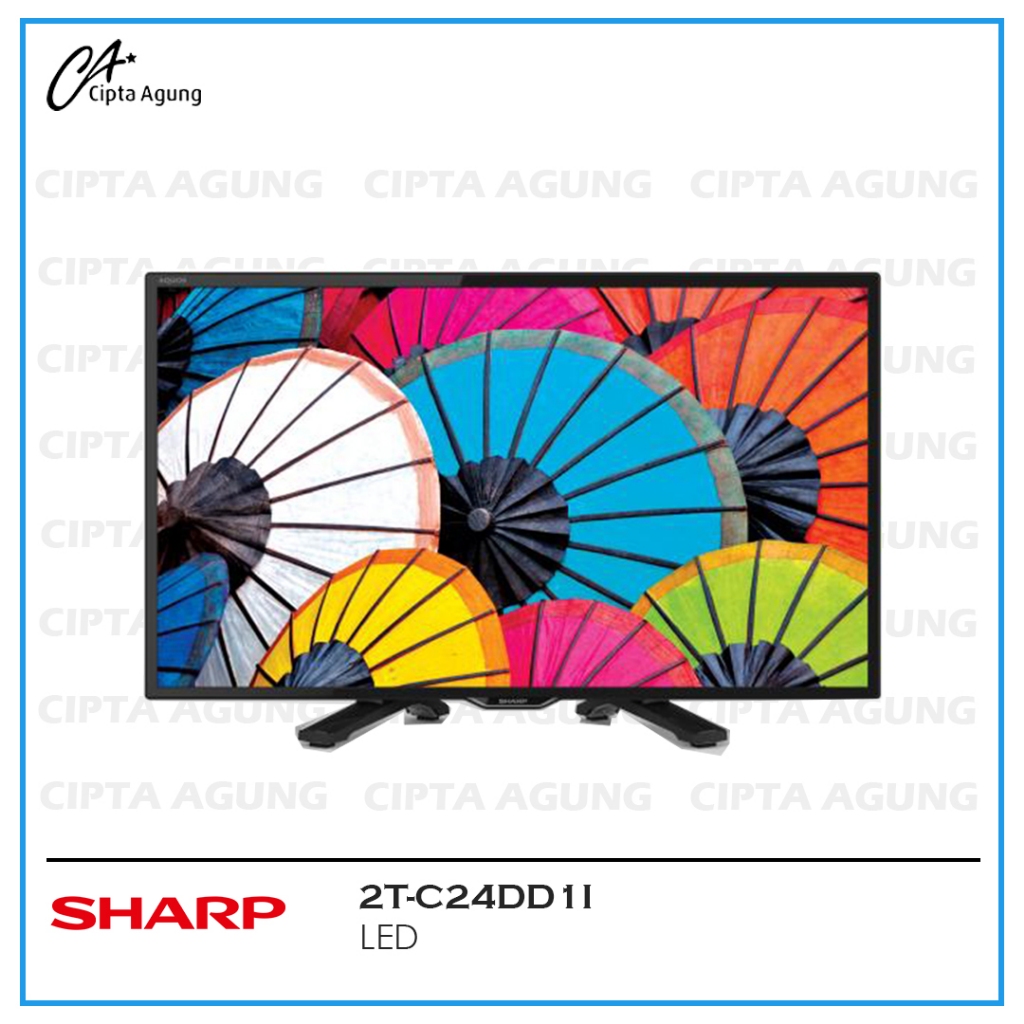 Jual SHARP LED TV 24 INCH HD DIGITAL 2T-C24DD1I | Shopee Indonesia