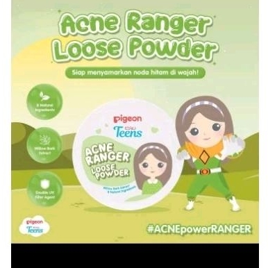 Jual PIGEON TEENS ACNE RANGER LOOSE POWDER 12gr | Shopee Indonesia