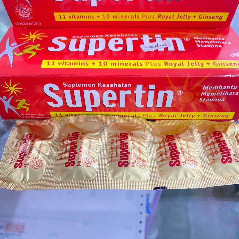 Jual SUPERTIN 1 STRIP @5 KAPSUL LUNAK | Shopee Indonesia