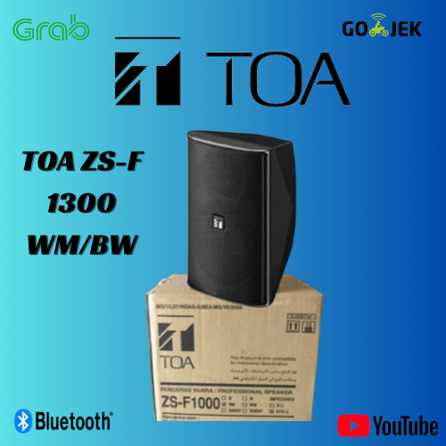 Jual SPEAKER TOA ZS-F 1300 WM/BW / ZS F 1300 WM/BW TWO WAY WIDE DISPERSION SPEAKER RESMI TOA ...