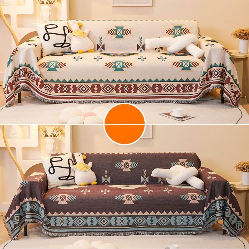 Jual Utama Jakarta - UJ077 Cover Sofa Selimut Sofa Motif Nordic 3/4 ...