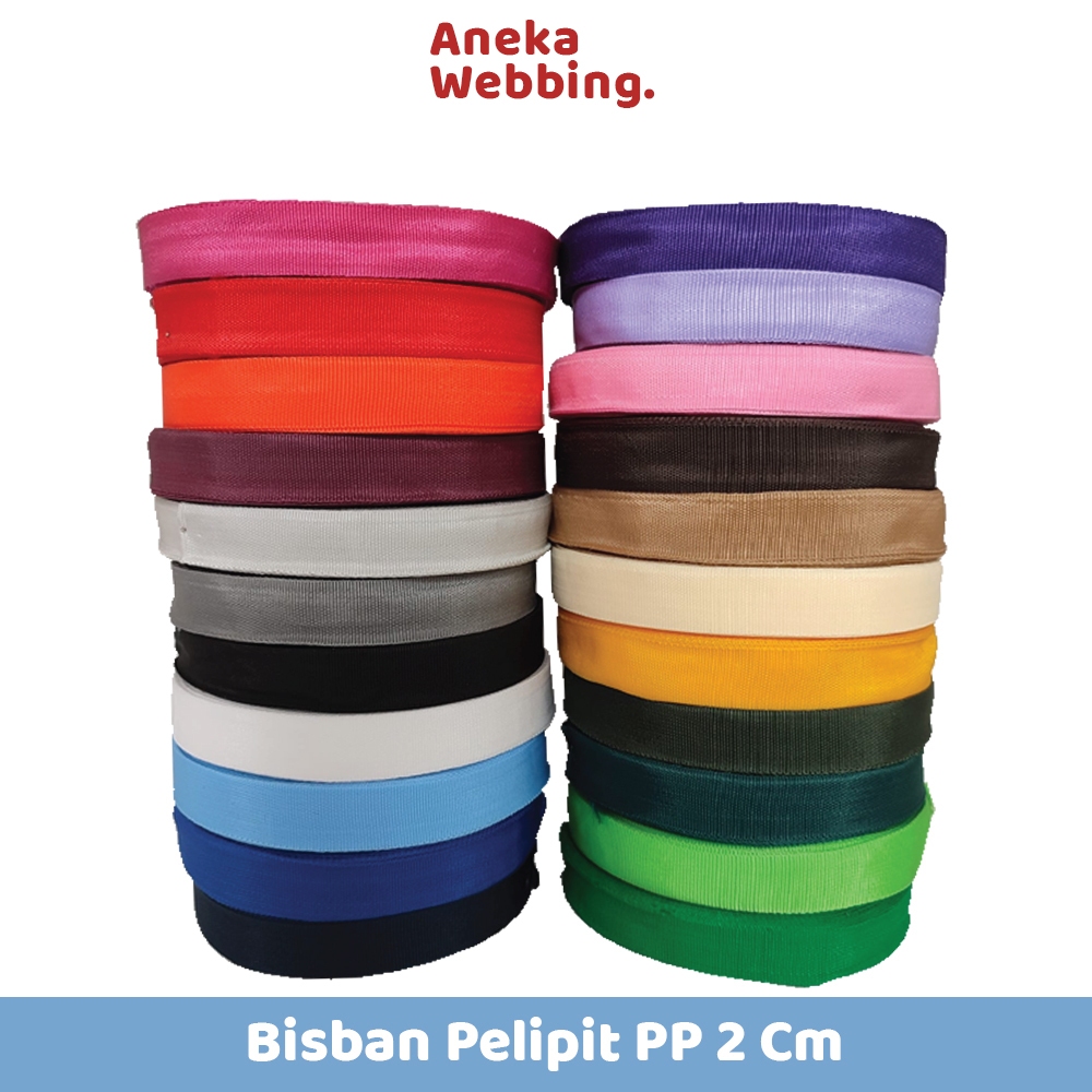 Jual Bisban Pelipit PP 2 cm panjang sekitar 27m | Shopee Indonesia