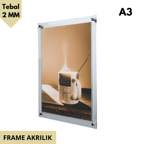 Jual Frame Foto Akrilik Poster Dinding Acrylic Ukuran A3 Frame Foto Akrilik Frame Poster Banner ...