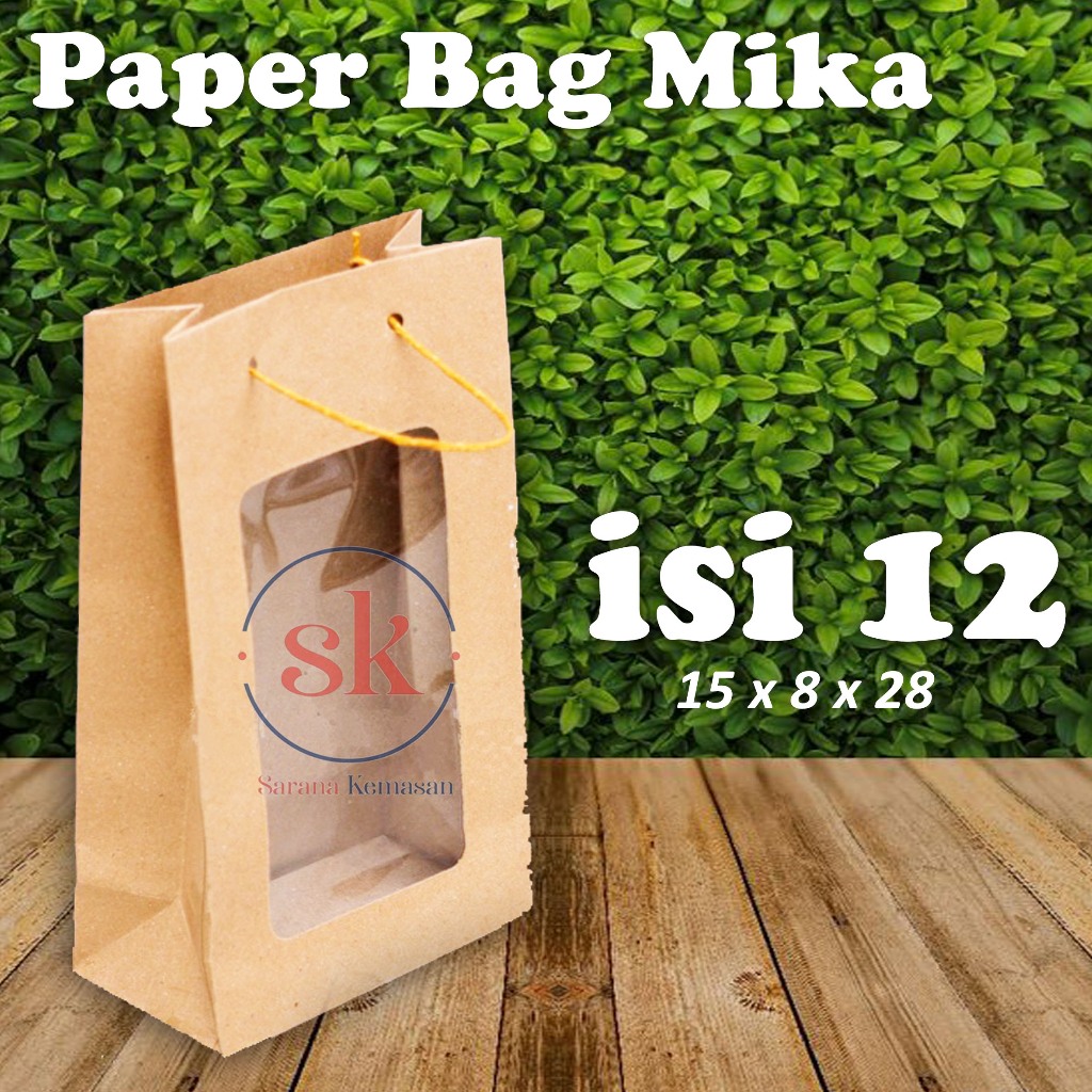 Jual Paper Bag Mika Tumblr Tas Souvenir uk 15x8x25 (ISI 12) | Shopee ...