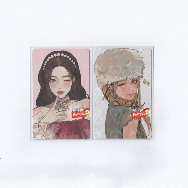 Jual ( ive lesserafim fanart ) holo card pc photocard jang wonyoung ...
