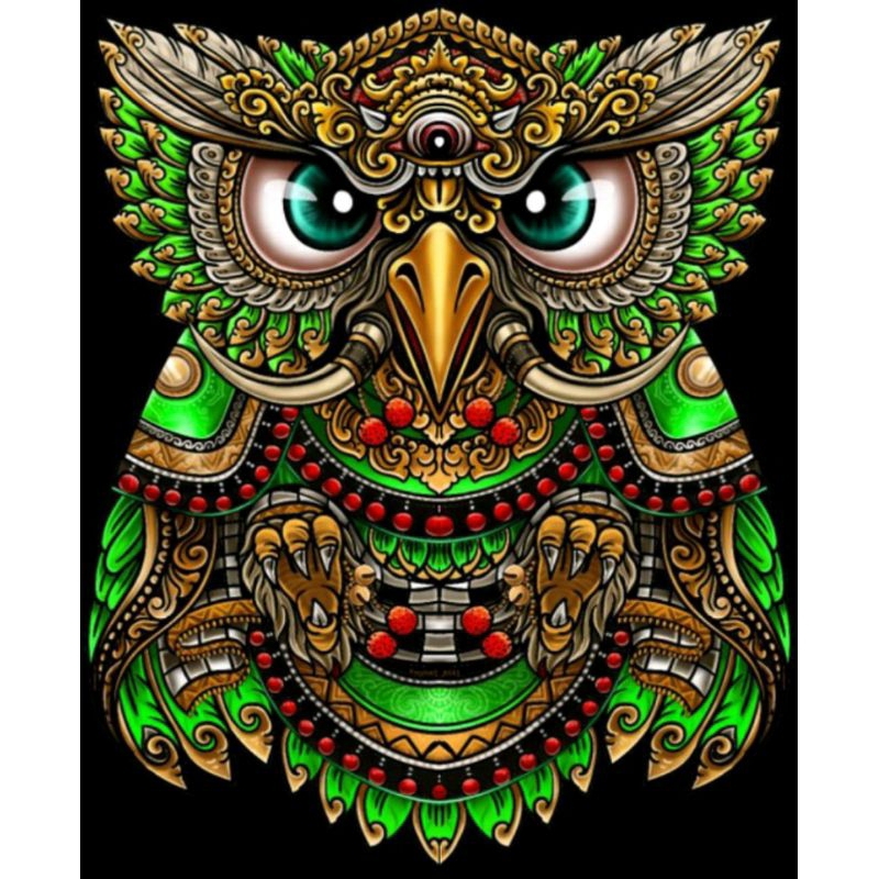 Jual Layang celepuk bali printing besar 2,4meter knockdown | Shopee ...