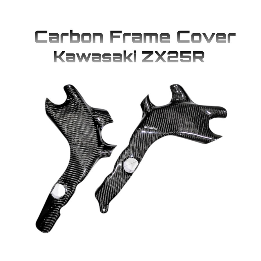 Jual CarbonStar Carbon Frame Cover Rangka Motor Kawasaki ZX25R ZX4RR ...