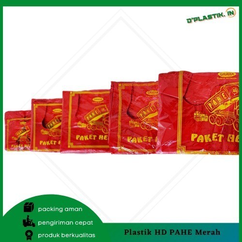 Jual KANTONG PLASTIK HD MERAH UKURAN KECIL SEDANG BESAR EKONOMIS MURAH ...
