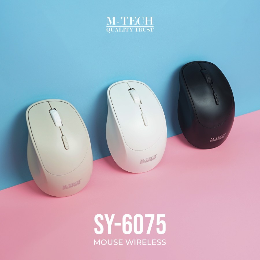 Jual M-Tech Original Mouse Wireless 6075 Pro Free Battery | Shopee ...