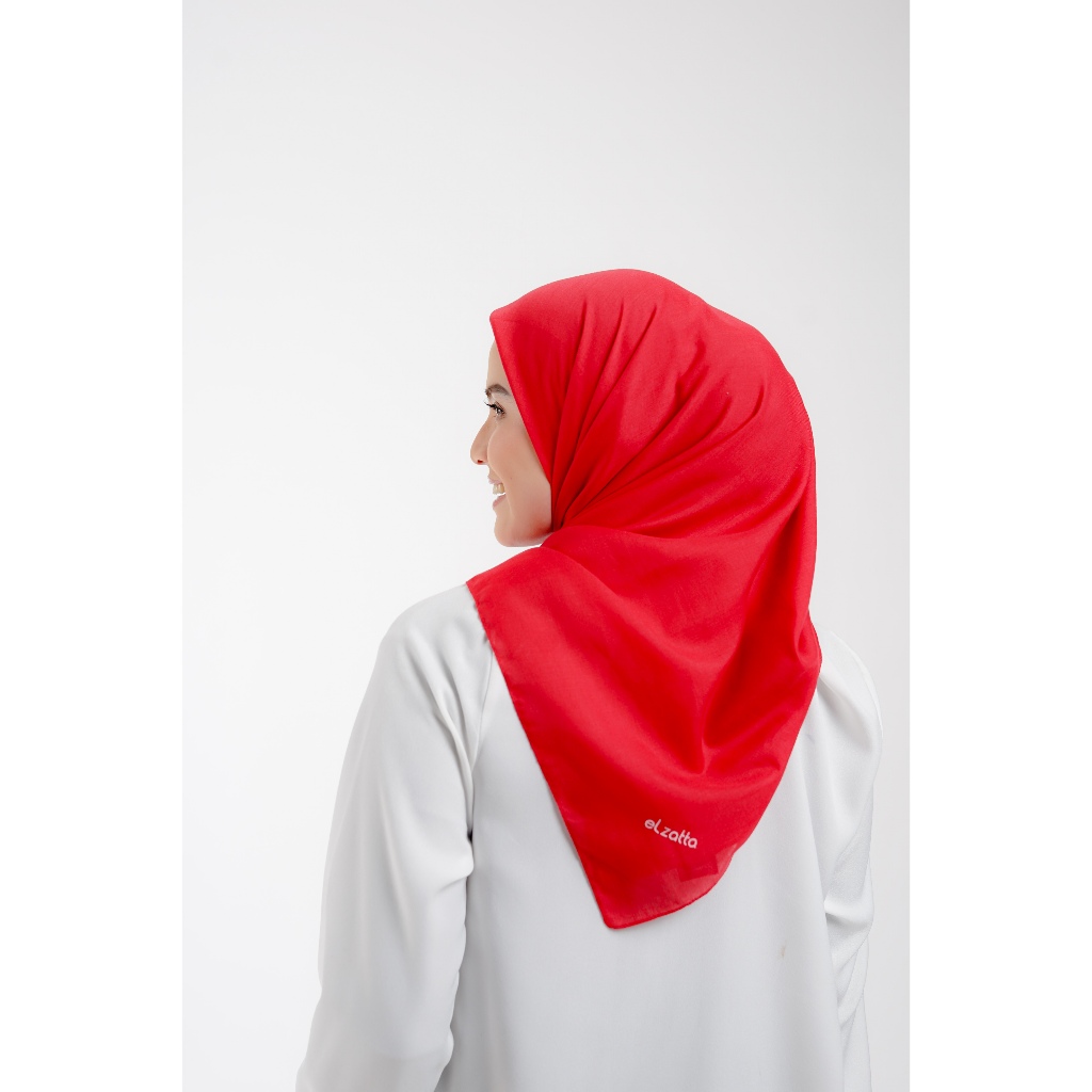 Jual ELZATTA HIJAB KERUDUNG JILBAB SEGI EMPAT SEGIEMPAT POLOS KEISHA ...