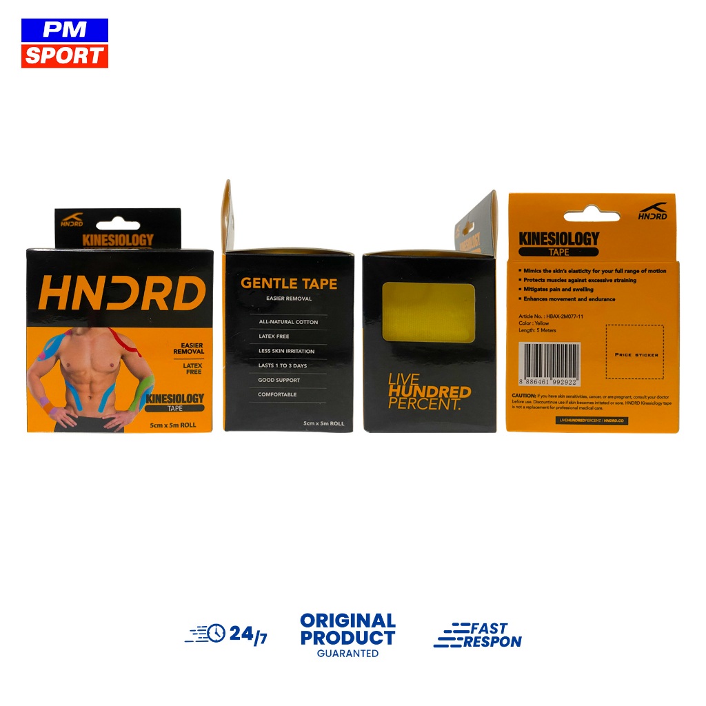 Jual KINESIO TAPE / KINESIOLOGY TAPE HUNDRED TAPING HBAX-2M077-11 ...