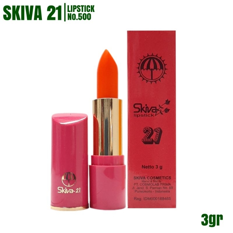 Jual Skiva 21 Lipstick Satu Warna No.500 BPOM (Satuan) | Shopee Indonesia