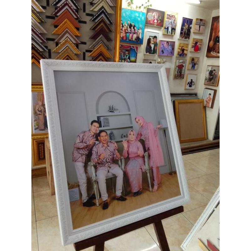 Jual PAKET CETAK FOTO + BINGKAI 24 INCH/ Frame 24inch /Pigura 20x24 ...