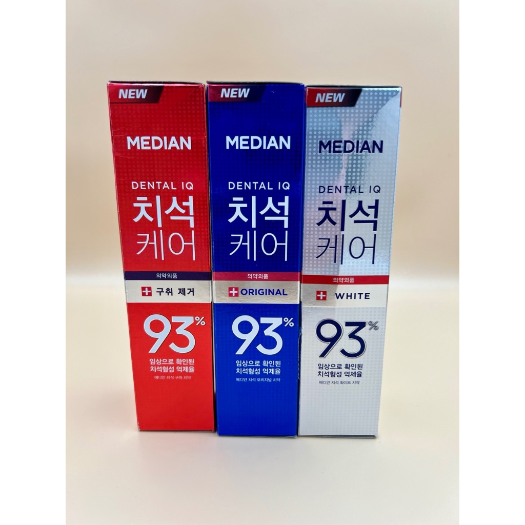 Jual MEDIAN Dental IQ Toothpaste 93% Pasta Gigi Korea 120gr Plaque ...