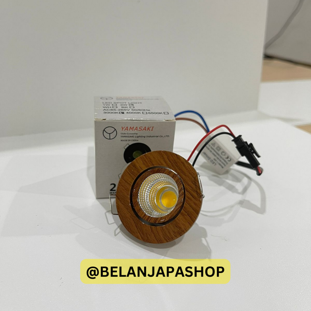 Jual YAMASAKI LED Downlight Mini / Wood Edition / 3watt / KUALITAS PREMIUM | Shopee Indonesia