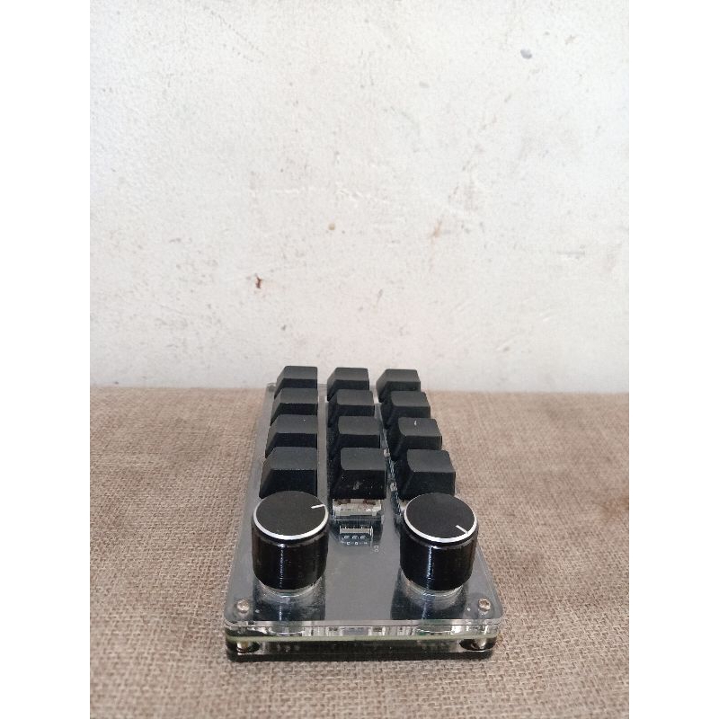 Jual USB Mini 12-Key Mechanical Keyboard Programmable Keys No Drive ...