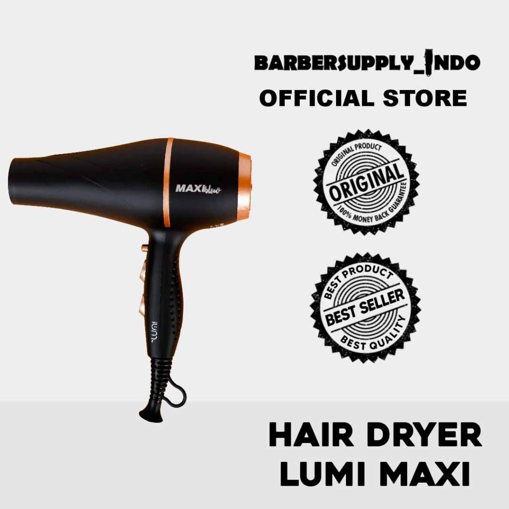Jual LUMI MAXI BLOW PROFESSIONAL HAIR DRYER 1000 WATT | Shopee Indonesia