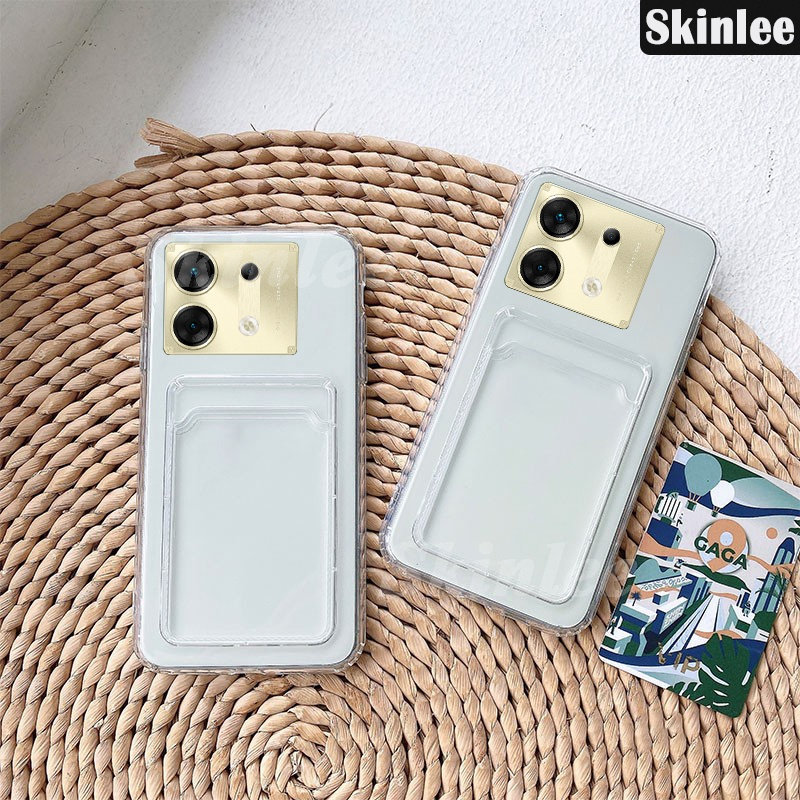 Jual Case Infinix ZERO 30 4G Wallet Card Slot Bening Clear Softcase TPU | Shopee Indonesia