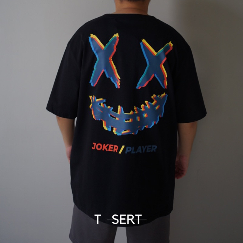 Jual RIC Ricky Is Clown Nano Joker Player Black Tee Original ( 100% ...