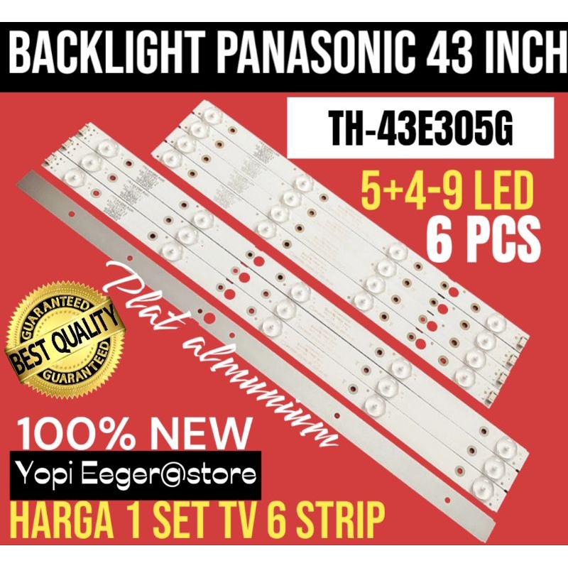 Jual BACKLIGHT TV LCD LED PANASONIC 43 INCH TH-43E305G BACKLIGHT TV ...