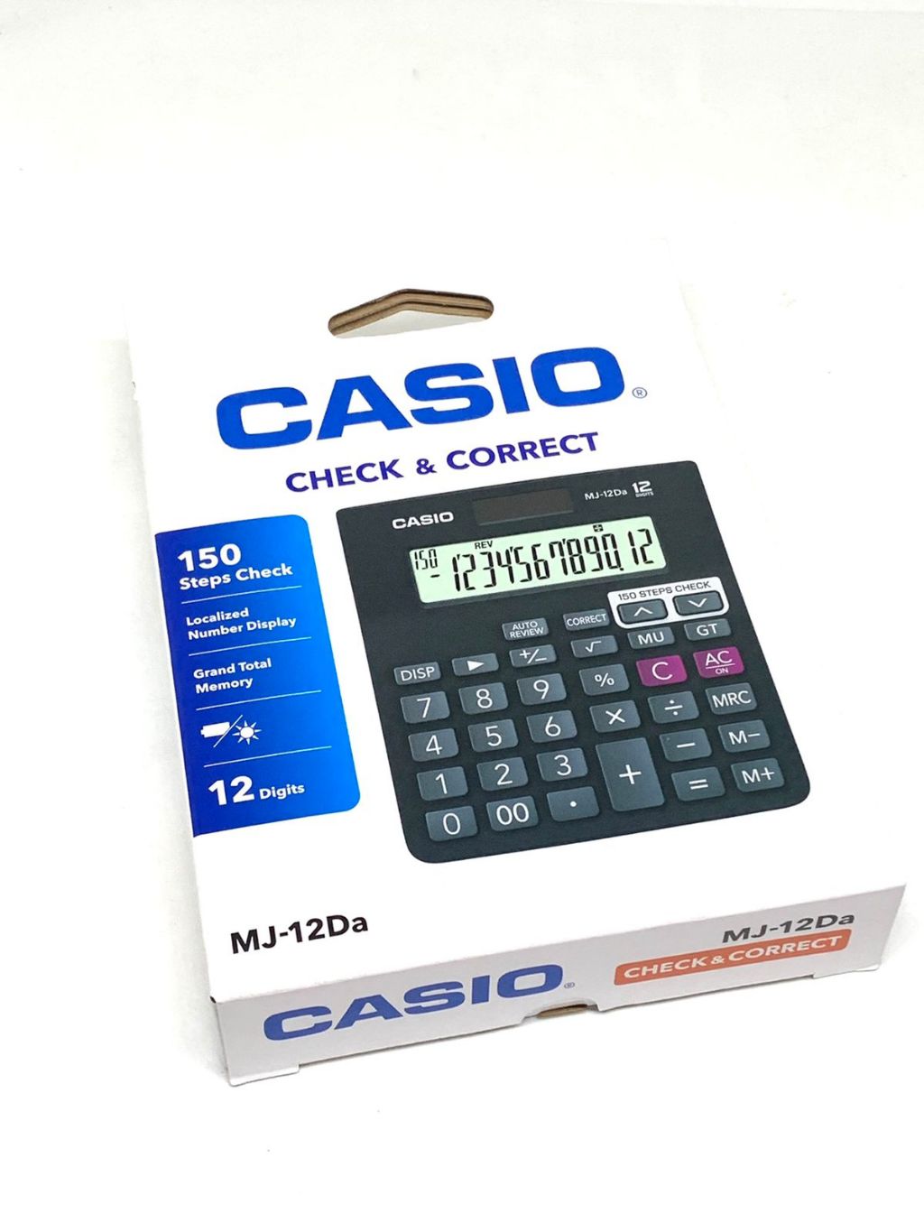 Jual Casio MJ-12Da - Kalkulator Desktop Check Correct MJ 12Da 12 Digit Cek Ulang | Shopee Indonesia