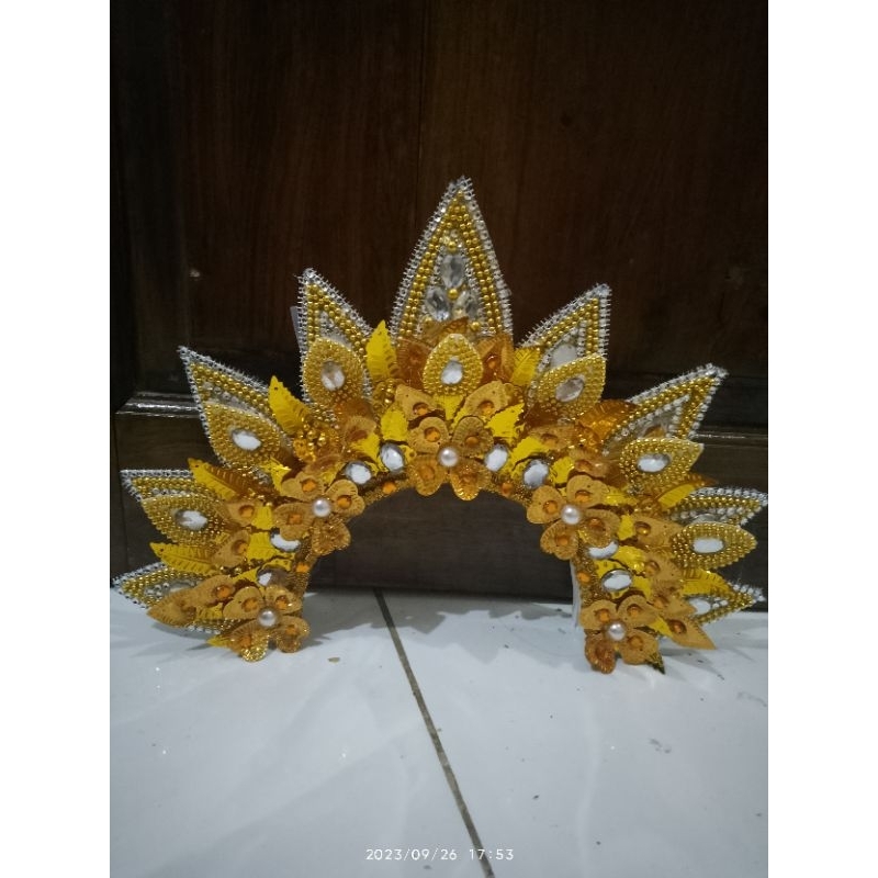 Jual MAHKOTA TARI BUNGA BALI/mahkota Bali/mahkota tari adat/mahkota ...