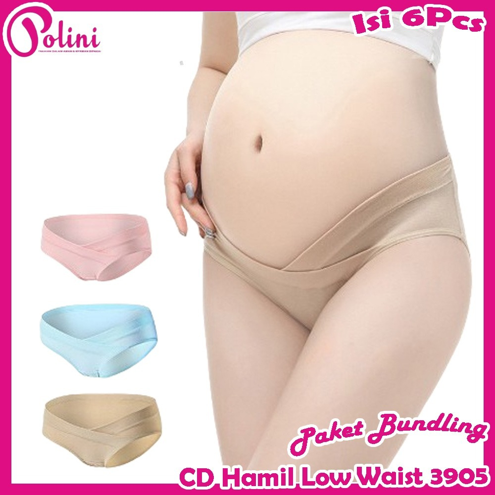 Jual POLINI 6 Pcs Celana Dalam Hamil Low Waist 3905 | Shopee Indonesia