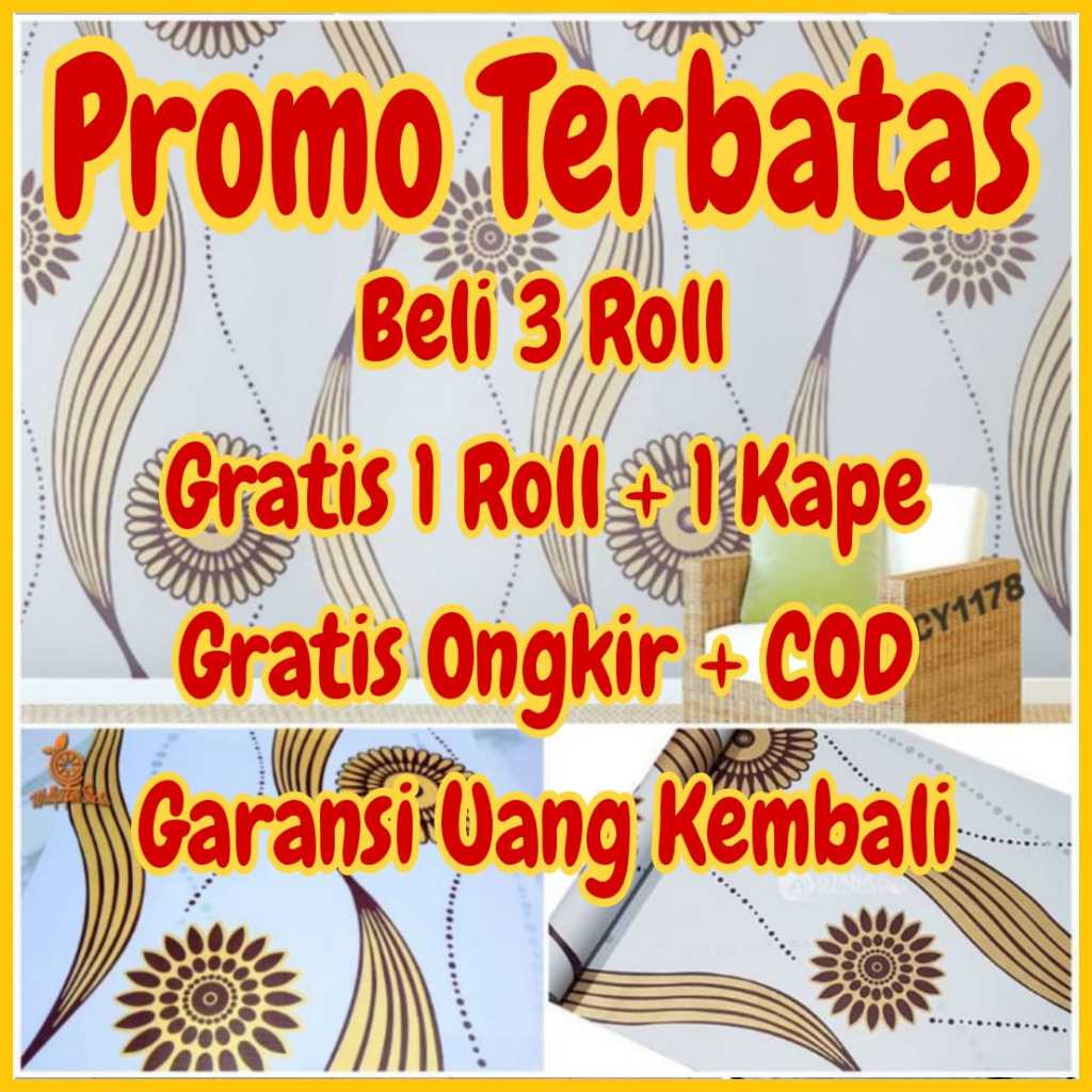 Jual Walpaper dinding kamar aesthetic Wallpaper dinding MOTIF CAKRA ...