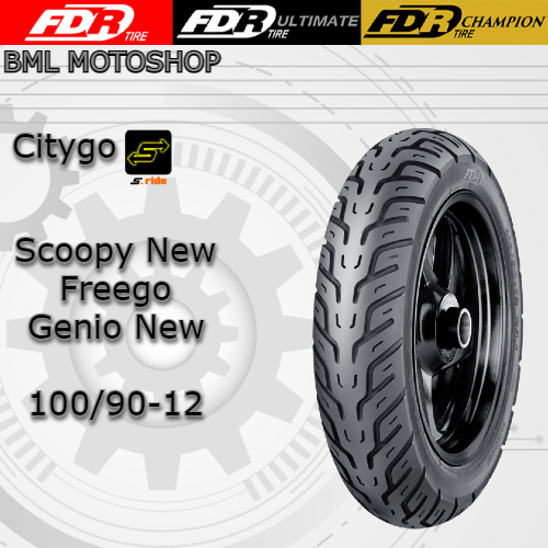 Jual Ban FDR Tubeless Scoopy 100/90-12 CityGo Ban Depan Scoopy Freego ...