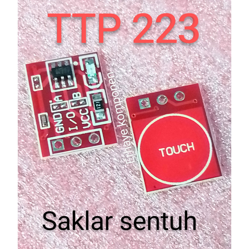 Jual (@2pcs ) TTP223 TTP 223 MODUL SAKLAR SENTUH | Shopee Indonesia