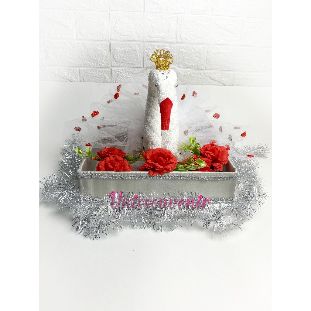 Jual seserahan handuk angsa / seserahan pernikahan / hantaran ...