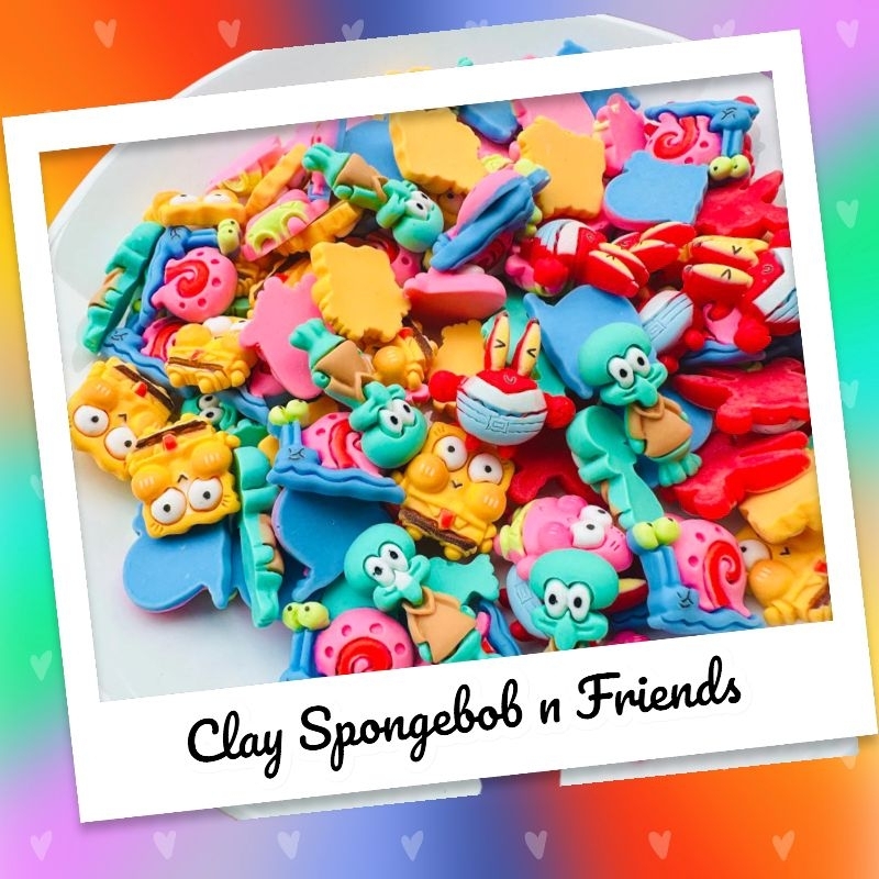Jual Clay Spongebob n Friends 12 pcs mix | Shopee Indonesia