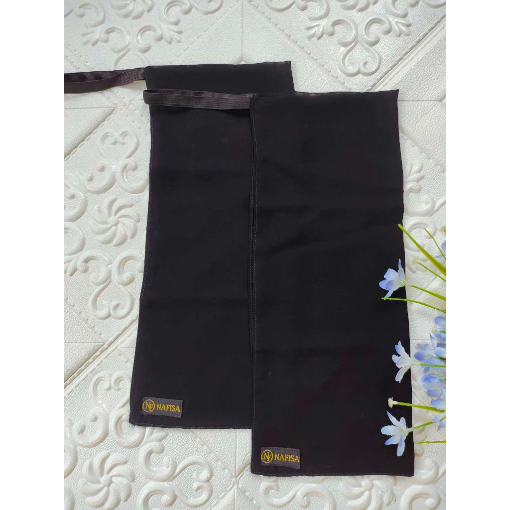 Jual cadar karet/tali polos/cadar sifon silky Tanpa Jahitan Bawah Mata | Shopee Indonesia