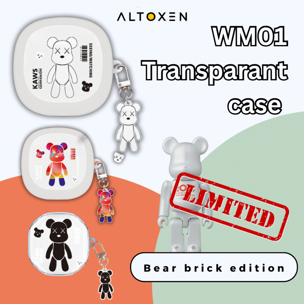 Jual Case TWS Baseus WM01 Edisi Bear bricks | Shopee Indonesia