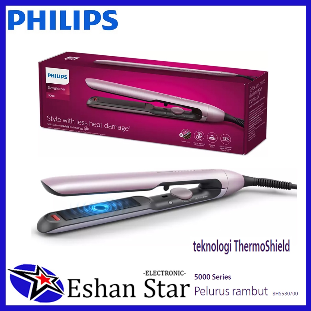 Jual Philips Hair Straightener 5000 Series BHS530/00 | Shopee Indonesia